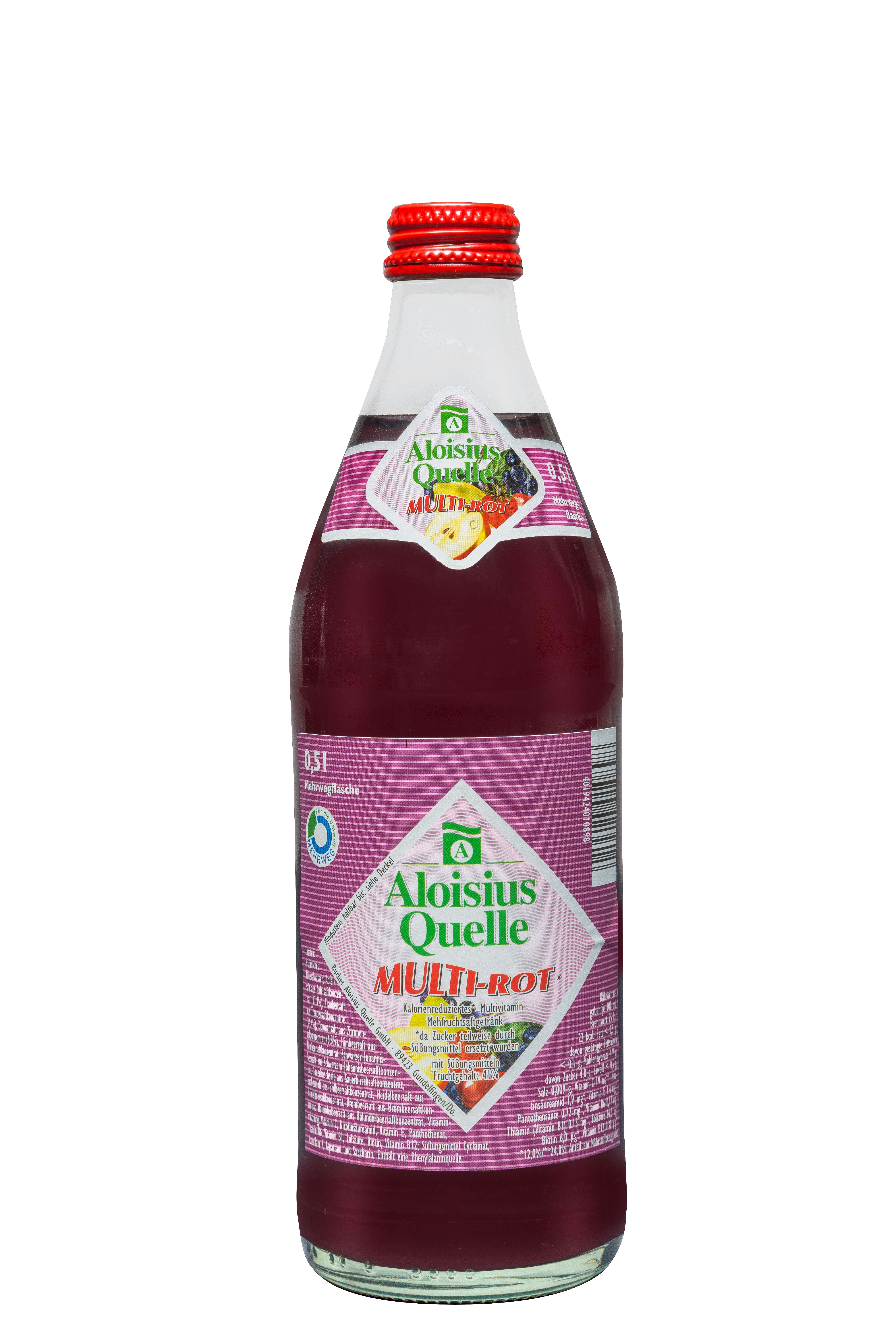 Saftig & Spritzig / Schorle - Sortiment - Aloisius Quelle